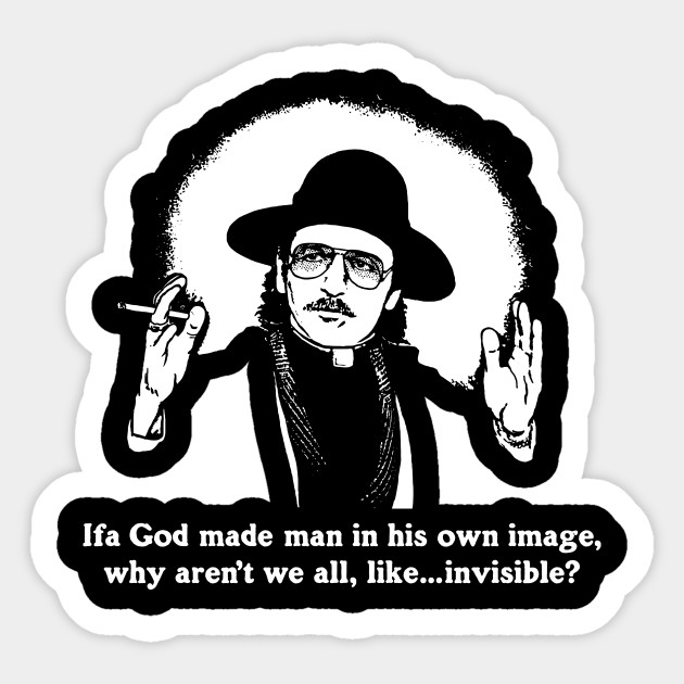 Father Guido Sarducci Sarducci Sticker Teepublic